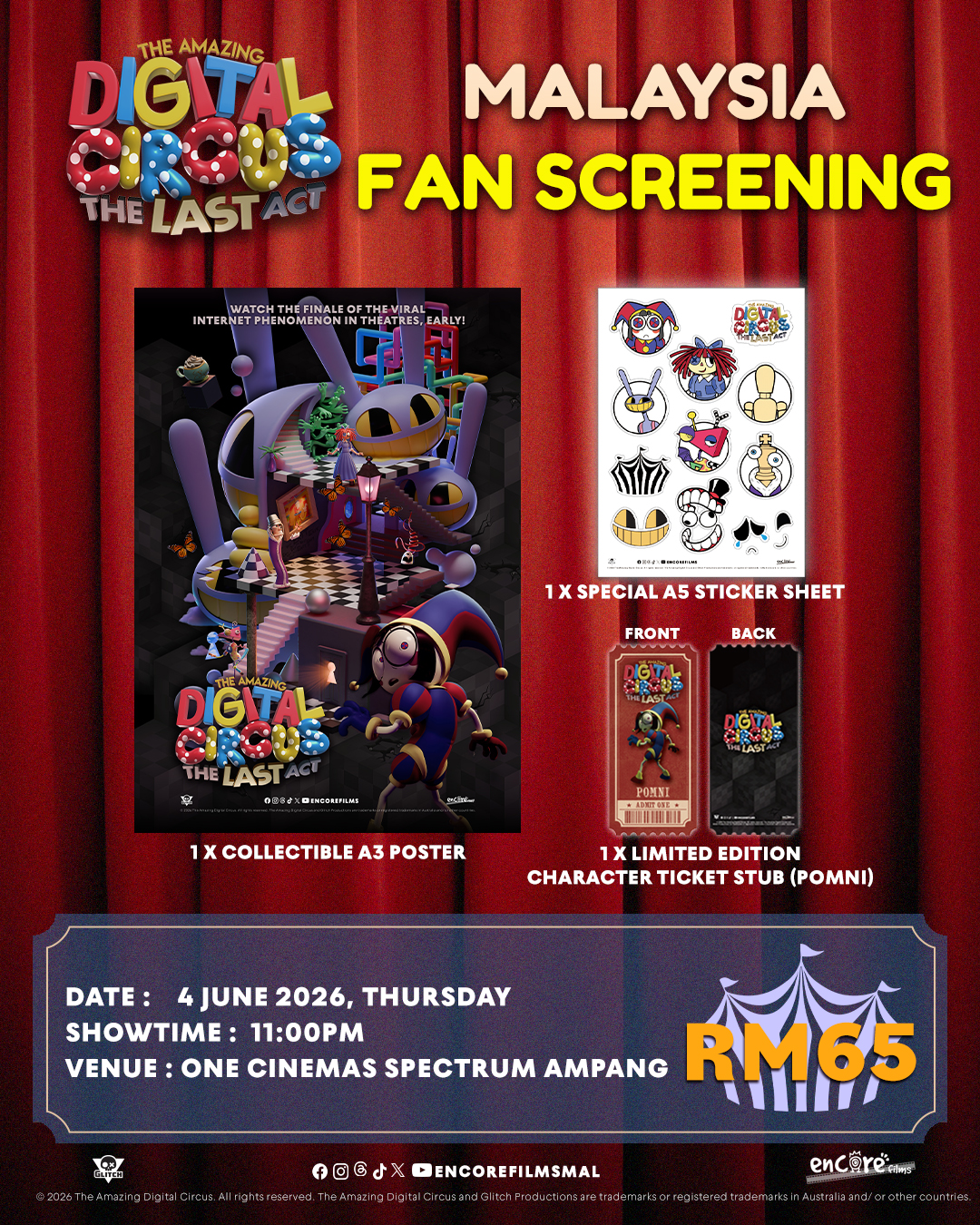 One Cinemas | The Amazing Digital Circus: The Last Act (Fans Screening)